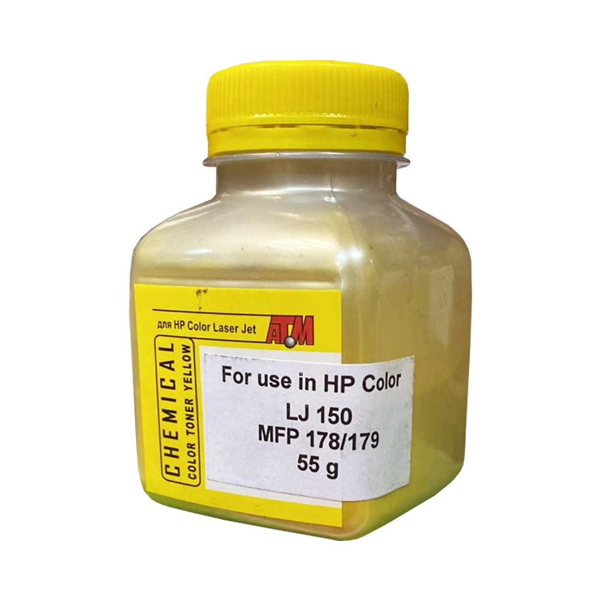 Тонер для HP Color LJ 150/MFP178/179 (фл, 55,желтый,Chemical) Silver ...